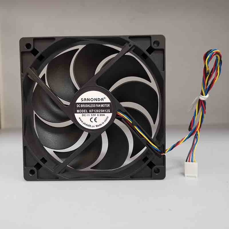 SANONDA Stage Lighting Cooling Fan 120 * 20 * 25MM PA Lamp Fan DC12V 0 ...